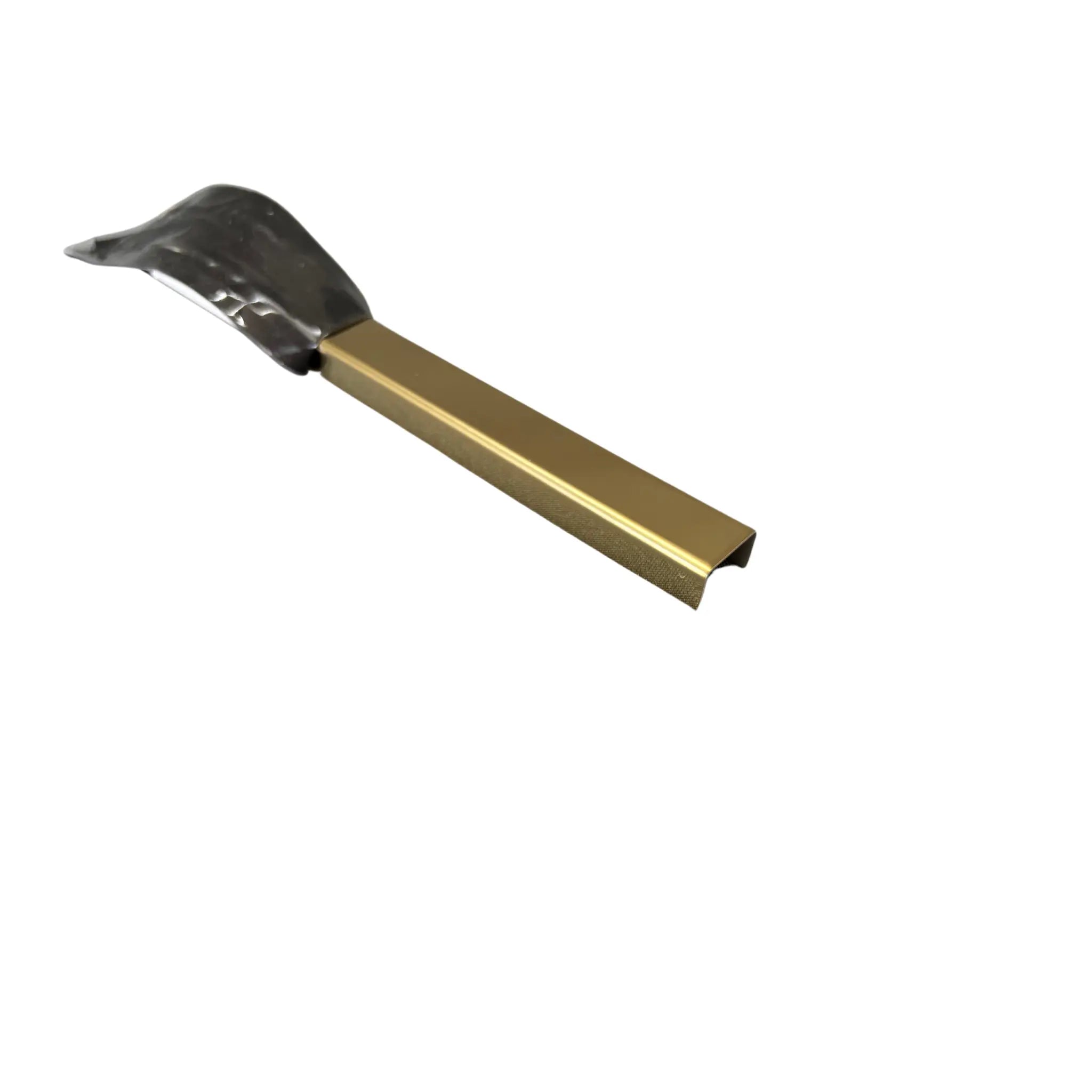 Profil U inox auriu lucios 15mm x 9mm x 2700mm - Lussoline