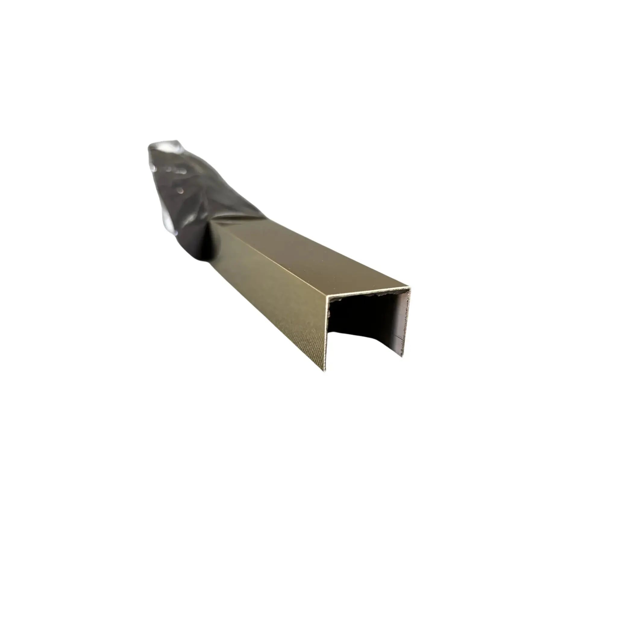 Profil U inox auriu lucios 20mm x 25mm x 20mm - rectificat - Lussoline
