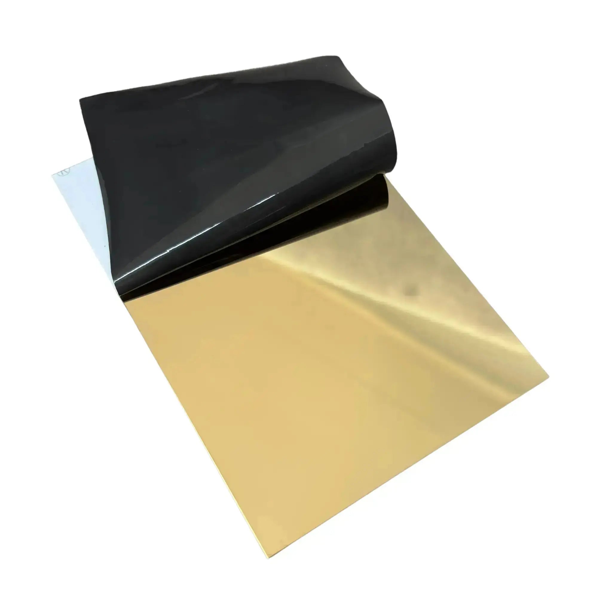 Platbanda inox auriu lucios 100 x 0.6 x 2700 mm - Lussoline